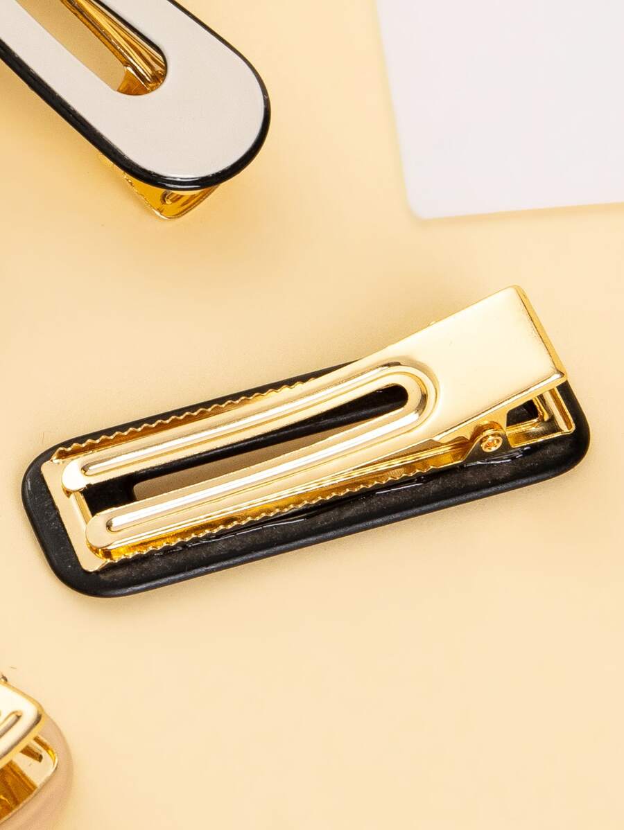 4pcs Simple Hair Clip For Daily Use For Girls Hairstyles Casual | SHEIN ...