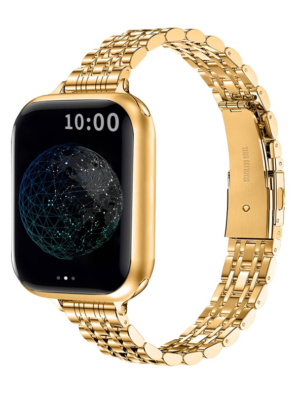 Stainless Steel Watchband Compatible With Apple Watch | SHEIN USA