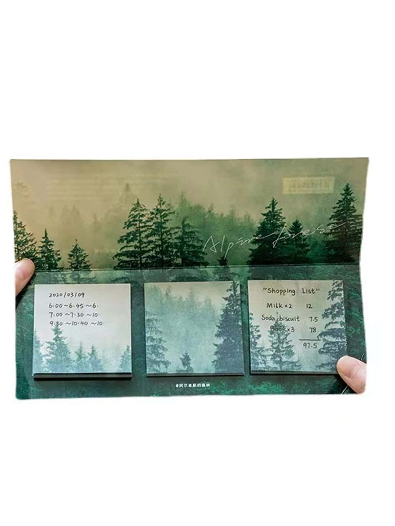 60pcs Landscape Pattern Sticky Note, Multi-purpose Easy To Post Sticky ...