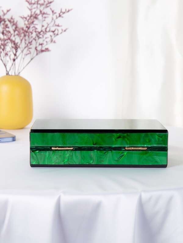 Mini Beaded Decor Chain Box Bag | SHEIN USA