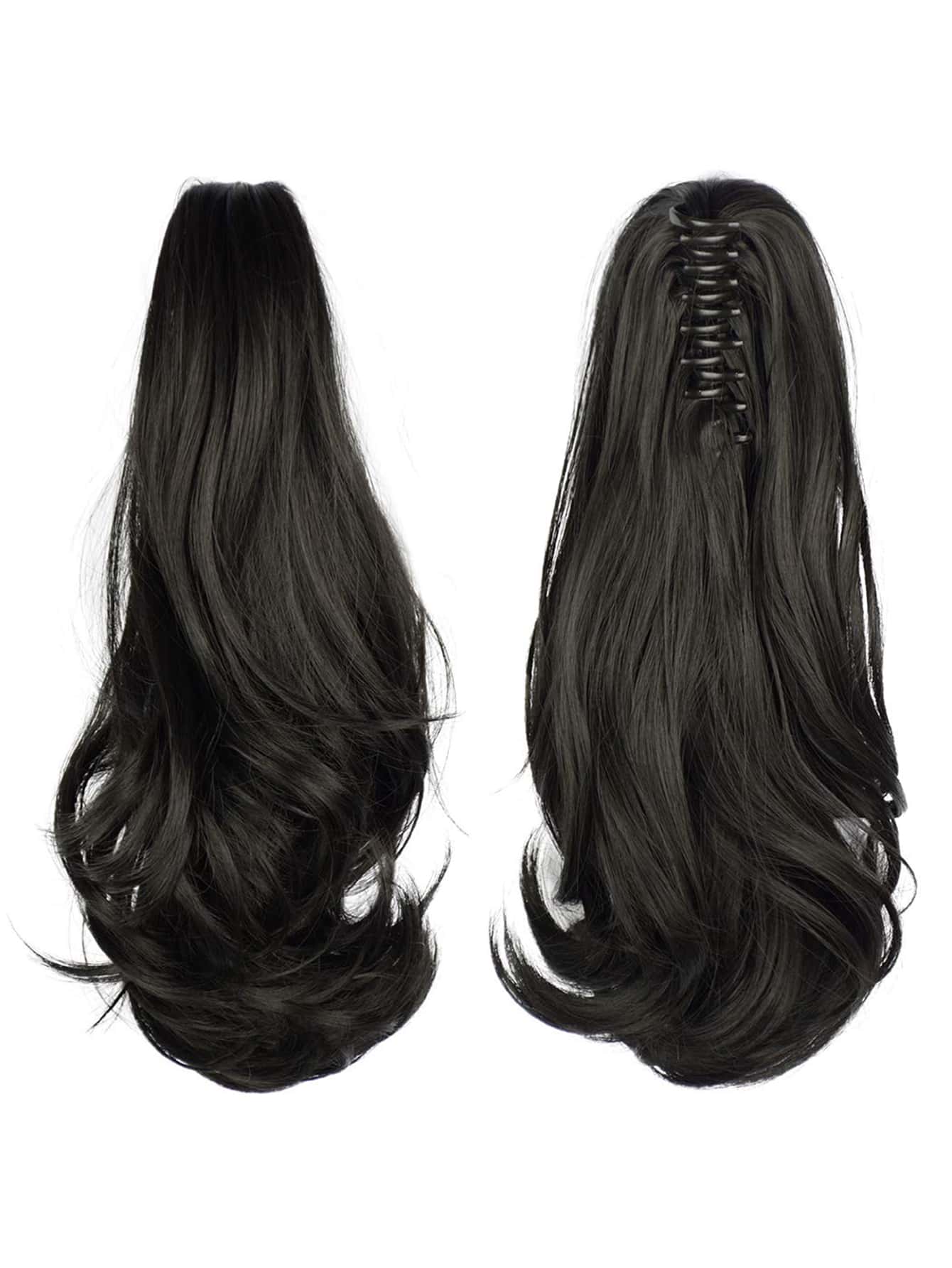Short Body Wave Ponytail Synthetic Hair Extension With Claw | SHEIN EUR