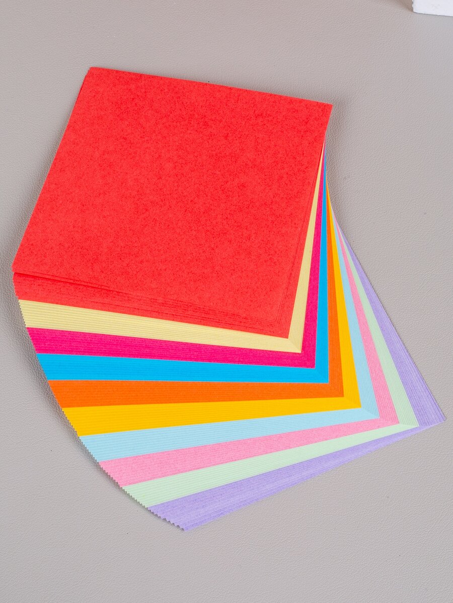 100pcs Colored Paper, Craft Origami Paper DIY Printer Paper Copy Paper ...