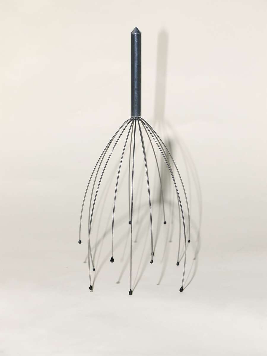 Single silver octopus head octopus massager for natural pain relief in ...