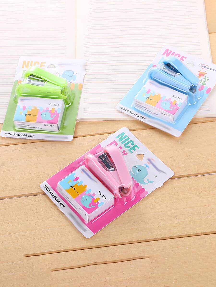 1pc Random Color Mini Stapler Set | SHEIN USA