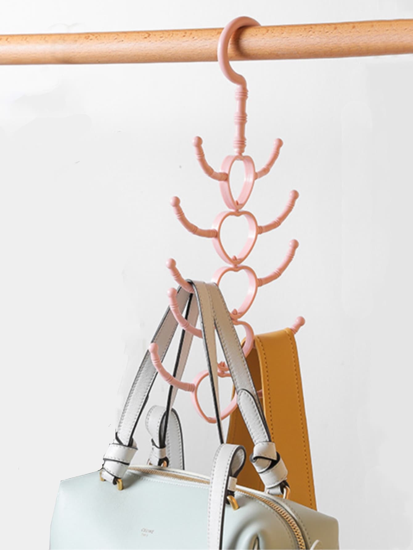 1pc Spiral Belt Storage Rack