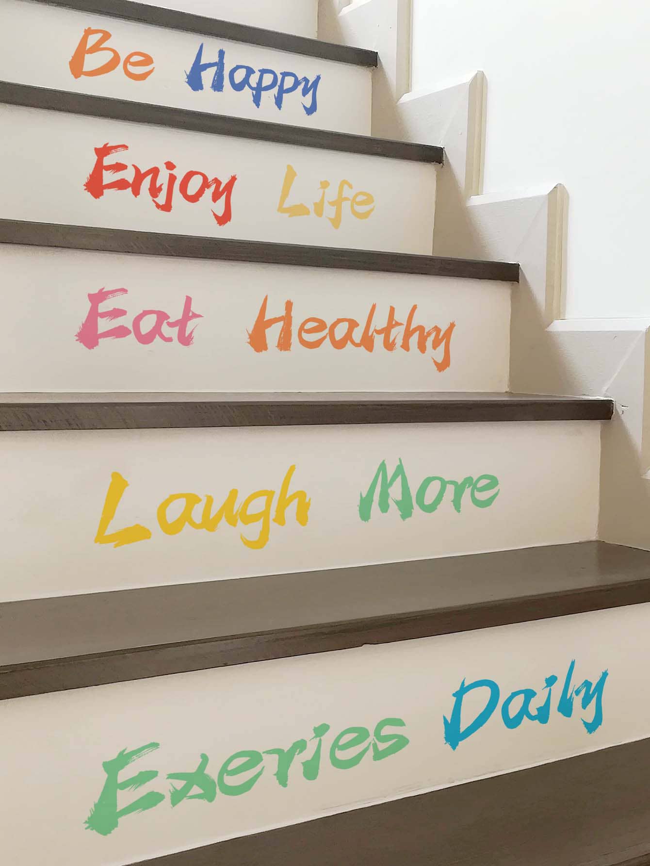 Slogan Graphic Stair Sticker | SHEIN UK