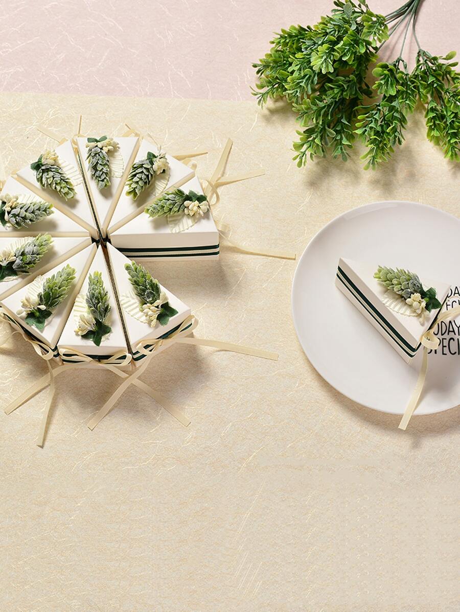 1pc Plant & Ribbon Decor Gift Box | SHEIN USA