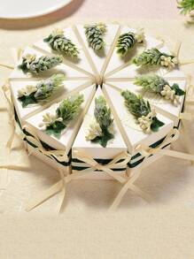 1pc Plant & Ribbon Decor Gift Box | SHEIN USA