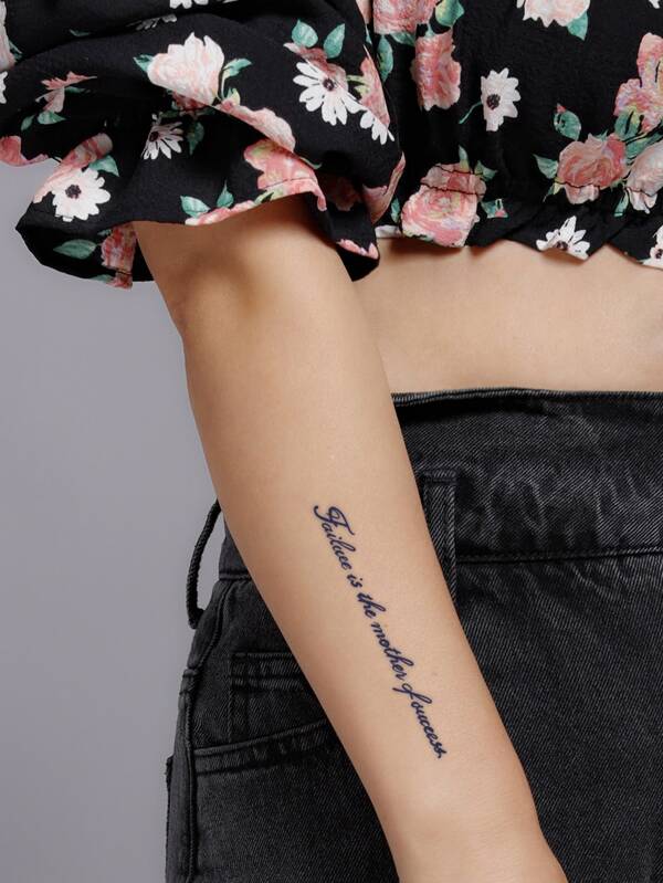 1sheet Slogan Graphic Tattoo Sticker | SHEIN USA