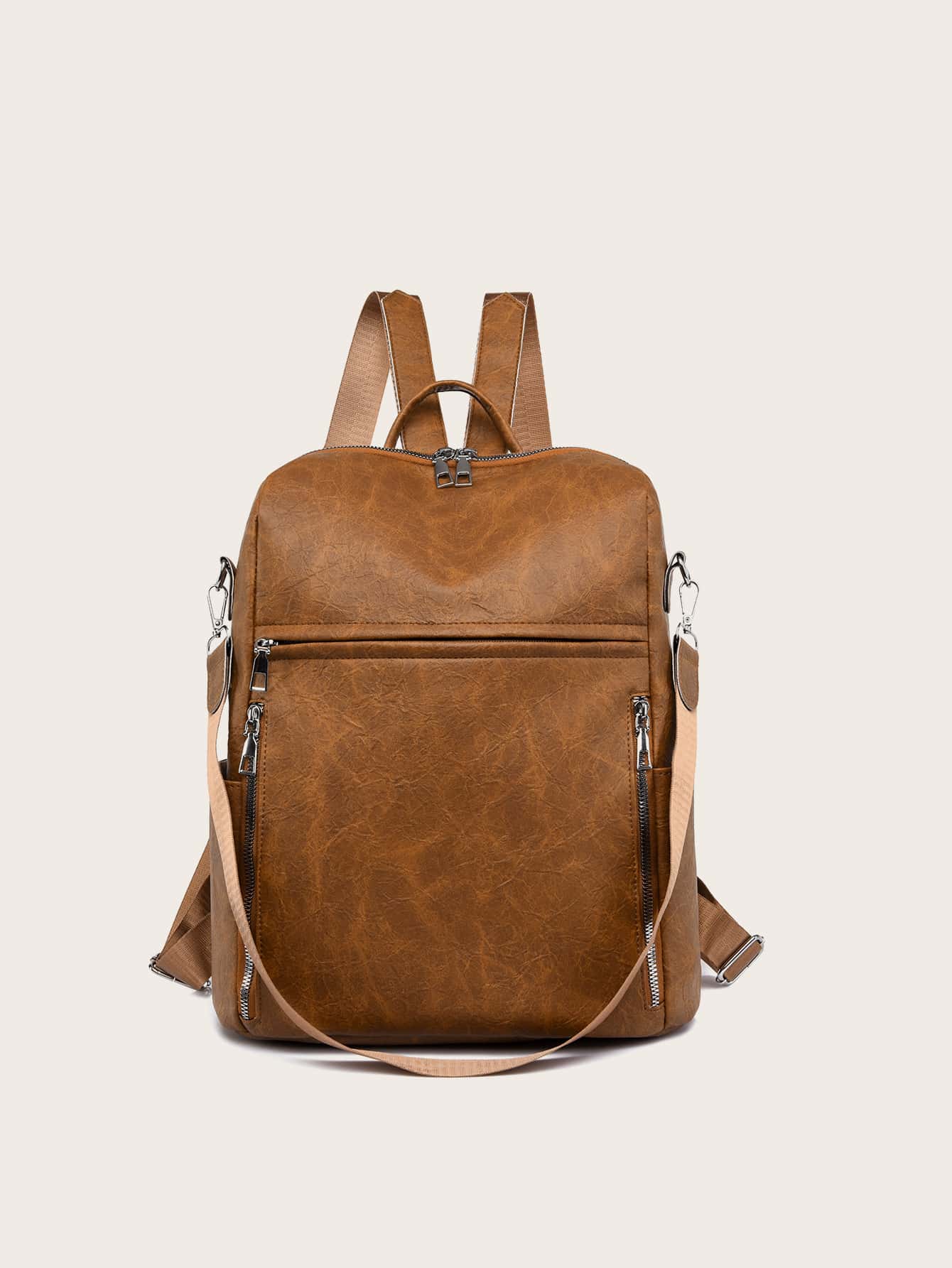Minimalist Large Capacity Functional Backpack | SHEIN USA