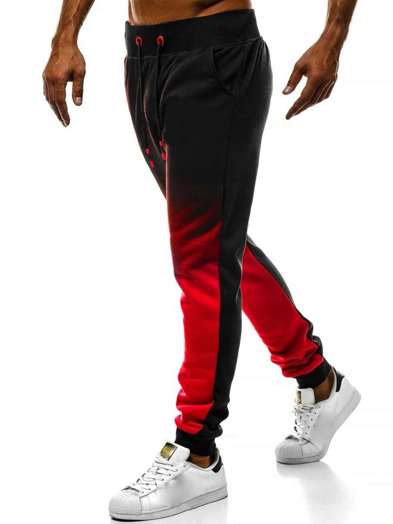 Manfinity LEGND Men Ombre Drawstring Waist Joggers | SHEIN UK