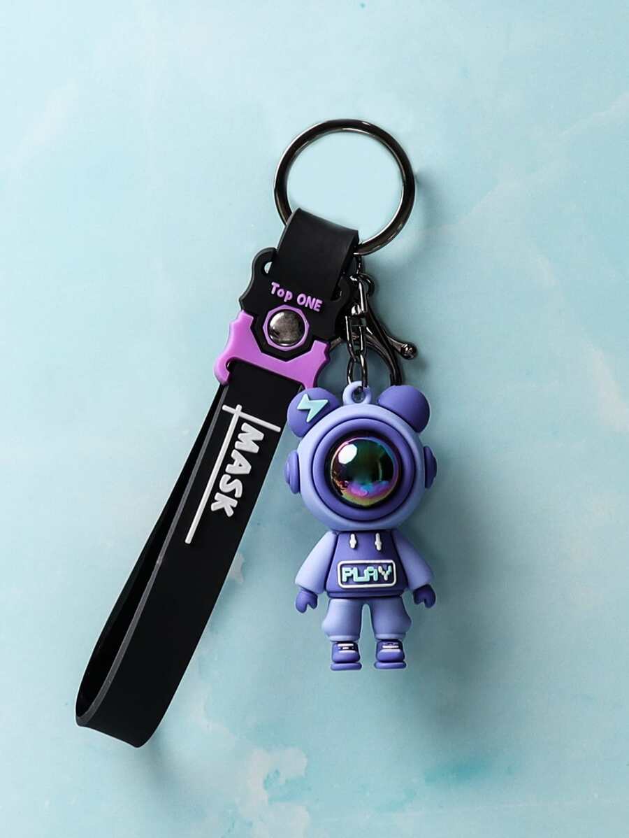 Astronaut Charm Keychain for gifts, wallets, school bags, backpacks ...