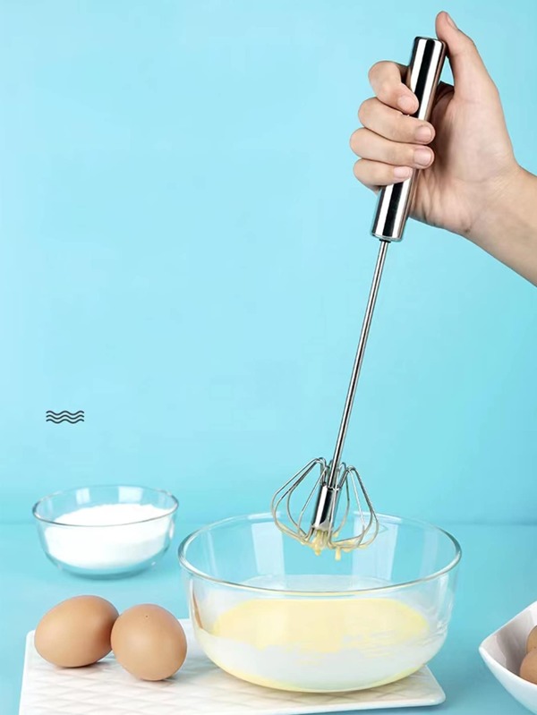 Stainless Steel Semi-automatic Whisk | SHEIN USA