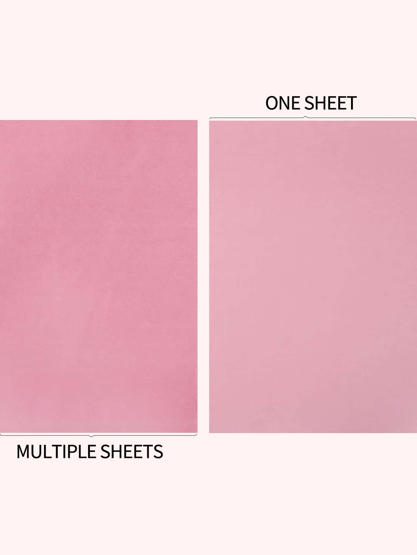 10pcs Solid Color Gift Wrap Paper, Simple Pink Flower Gift Wrapping ...