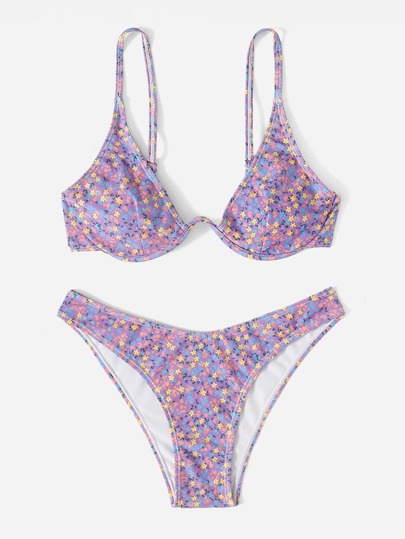 Womens Beachwear Ditsy Floral Bikinis Romwe Usa
