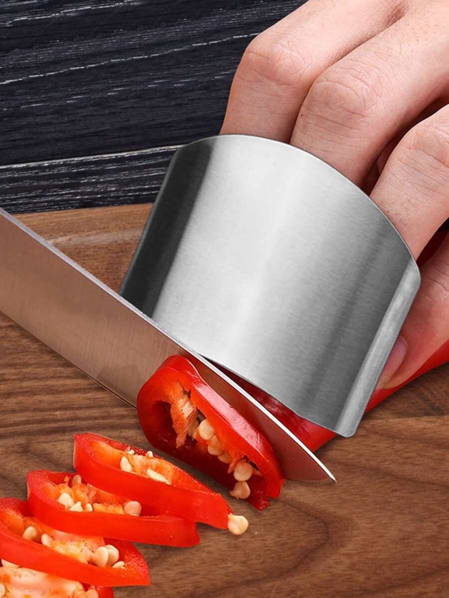 1pc, Finger Guard Stainless Steel Finger Guard For Slicing Reusable ...