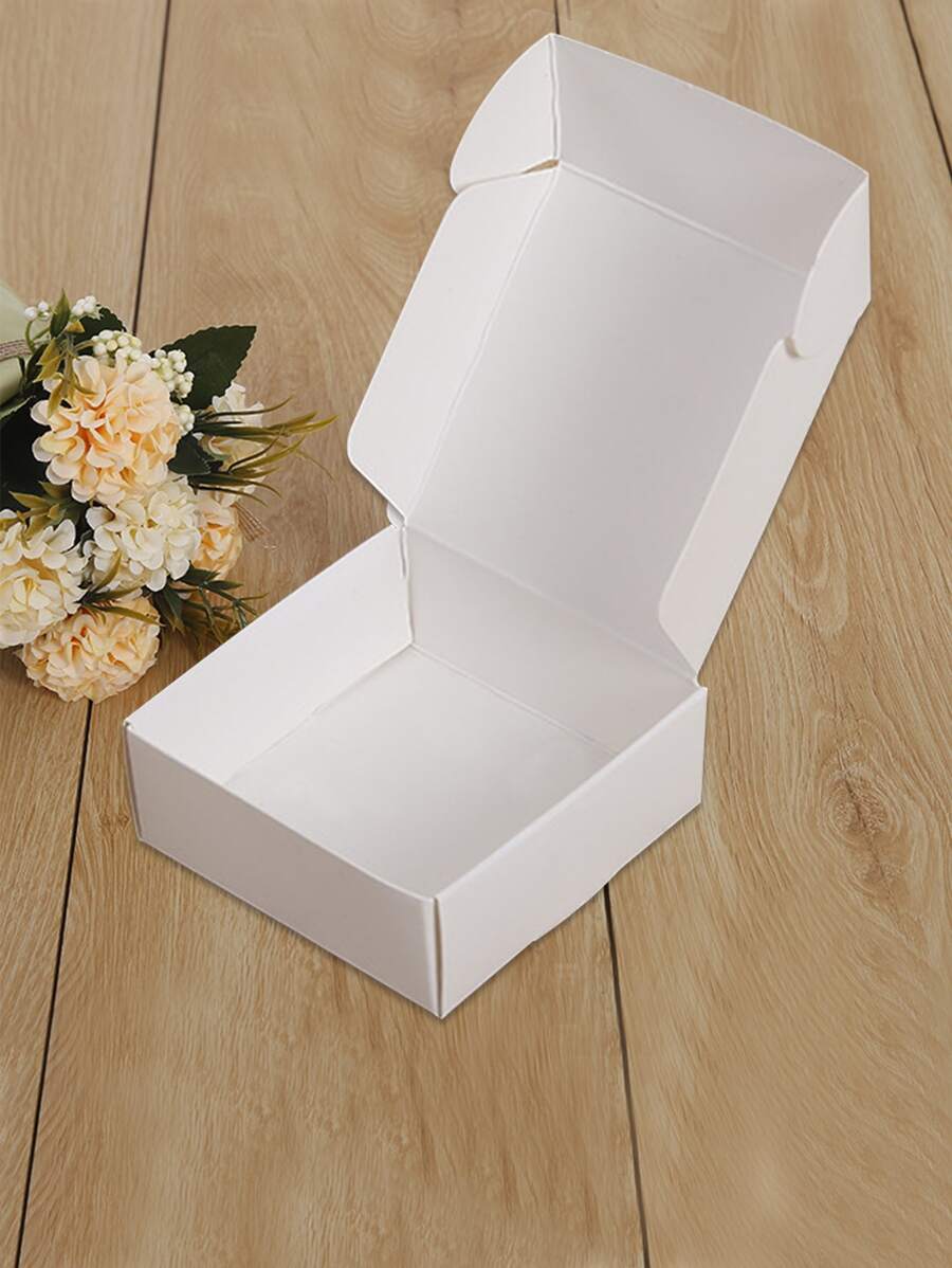 12pcs/set White Gift Wrapping Box, Simple Paper Gift Wrapping Box For ...