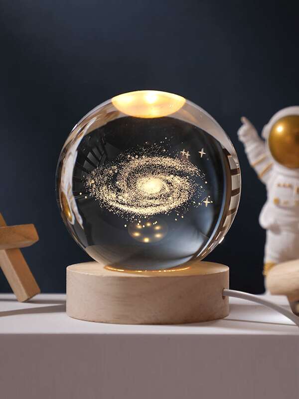 1pc Galaxy Design Decoration Light, Clear Creativity Night Light For ...