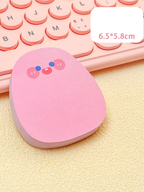 60 Sheets Random Cute Cartoon Color Note,Student Sticky Note Message ...