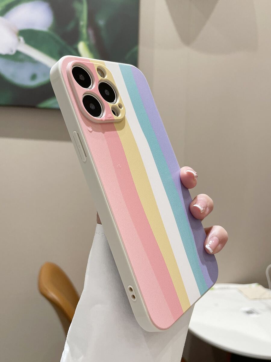Rainbow Stripe Phone Case For IPhone 11,IPhone 13,IPhone 14 Pro Max ...