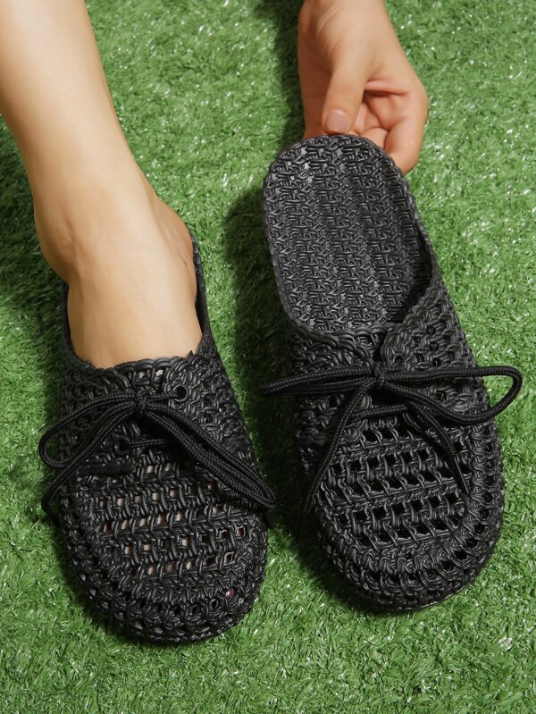 Lace-up Front Vented Clogs | SHEIN USA