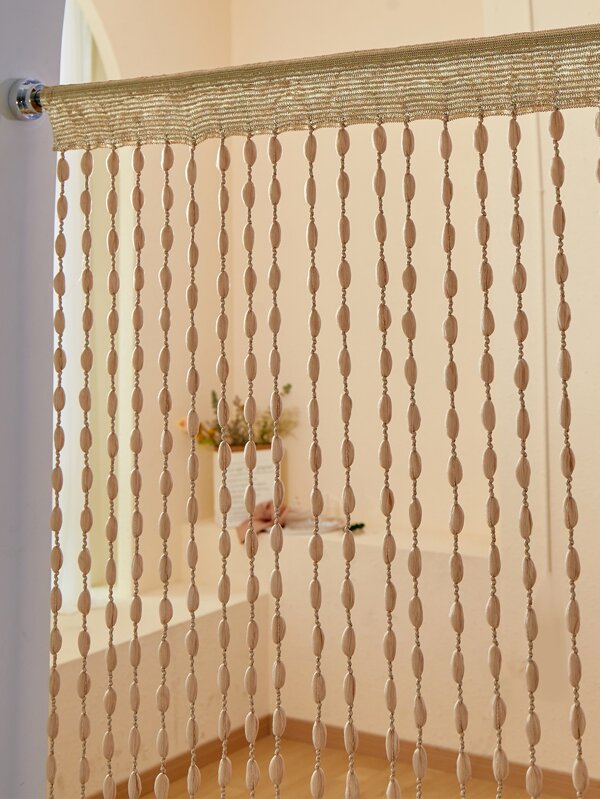 Solid Tassel Door Curtain, Polyester String Door Curtain For Home Decor ...