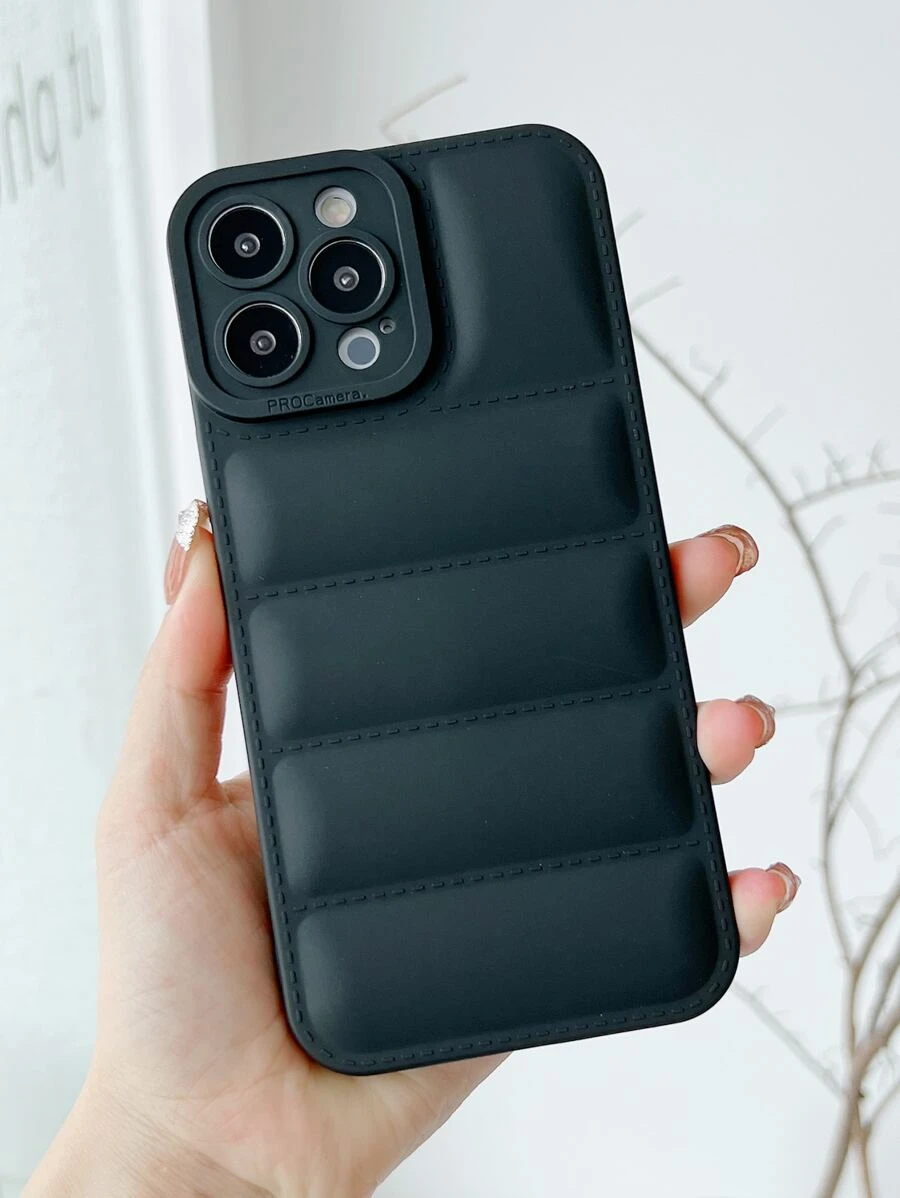 Solid Puffer Phone Case | SHEIN USA