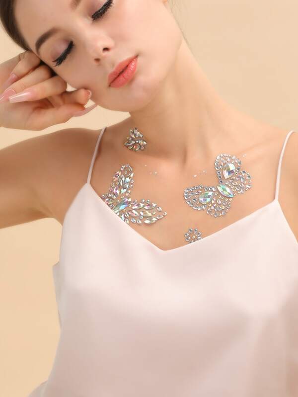 Chest Rhinestone Patch 1 Piece Pack | SHEIN USA