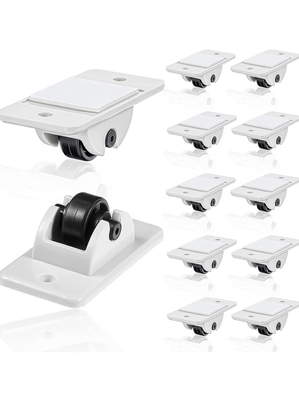 4pcs Stickable Wheels,Household Furniture Casters,Storage Box Rollers ...