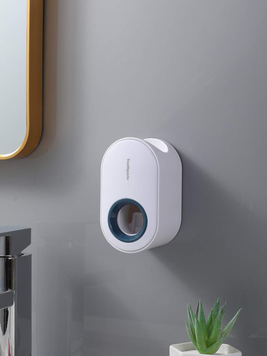 1pc Wall Mounted Toothpaste Squeezer, Plastic Self Adhesive Toothpaste ...