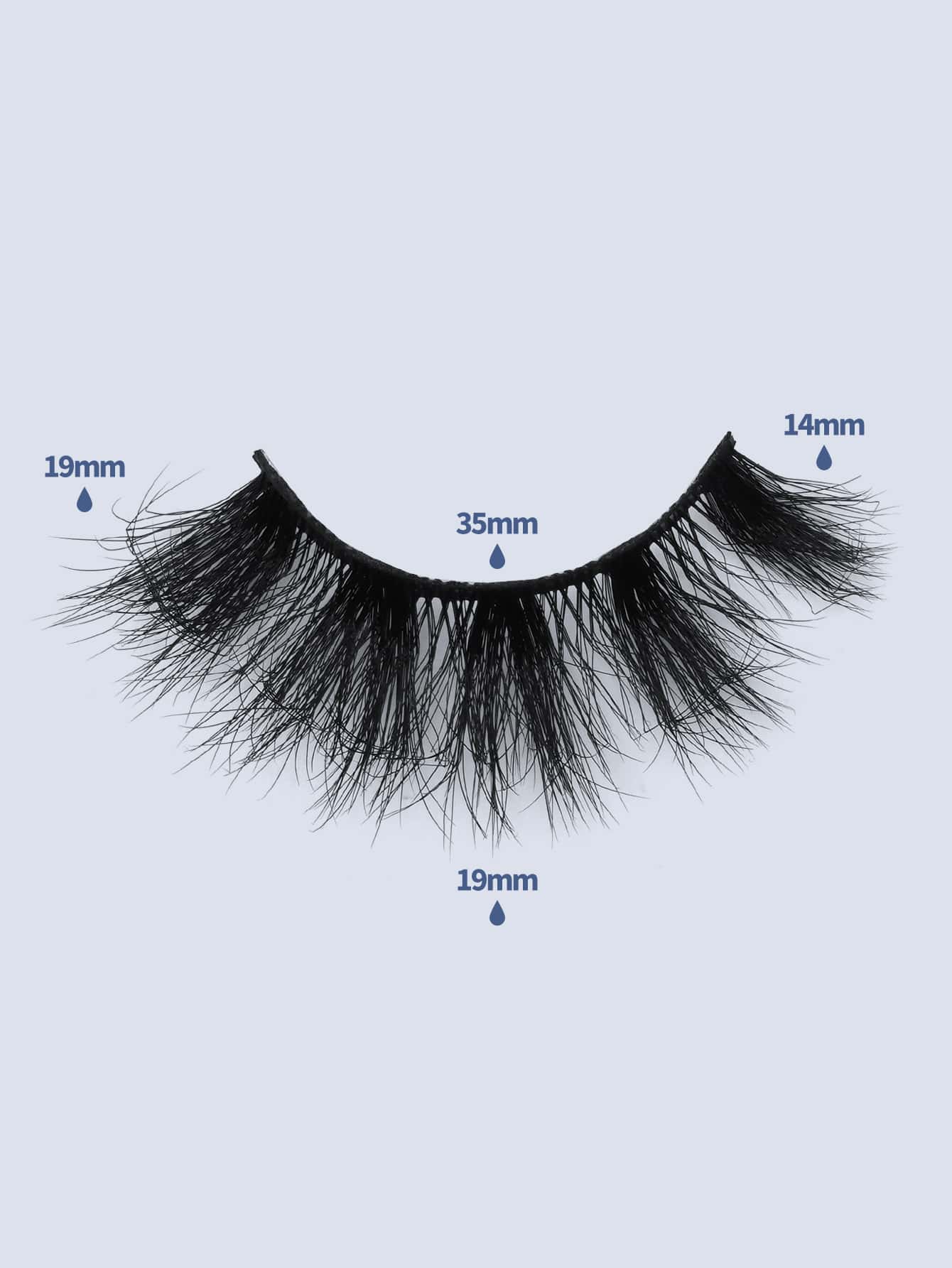 MAGEFY 10 Pairs Of Natural Full False Eyelashes,Thick Curling Fluffy ...