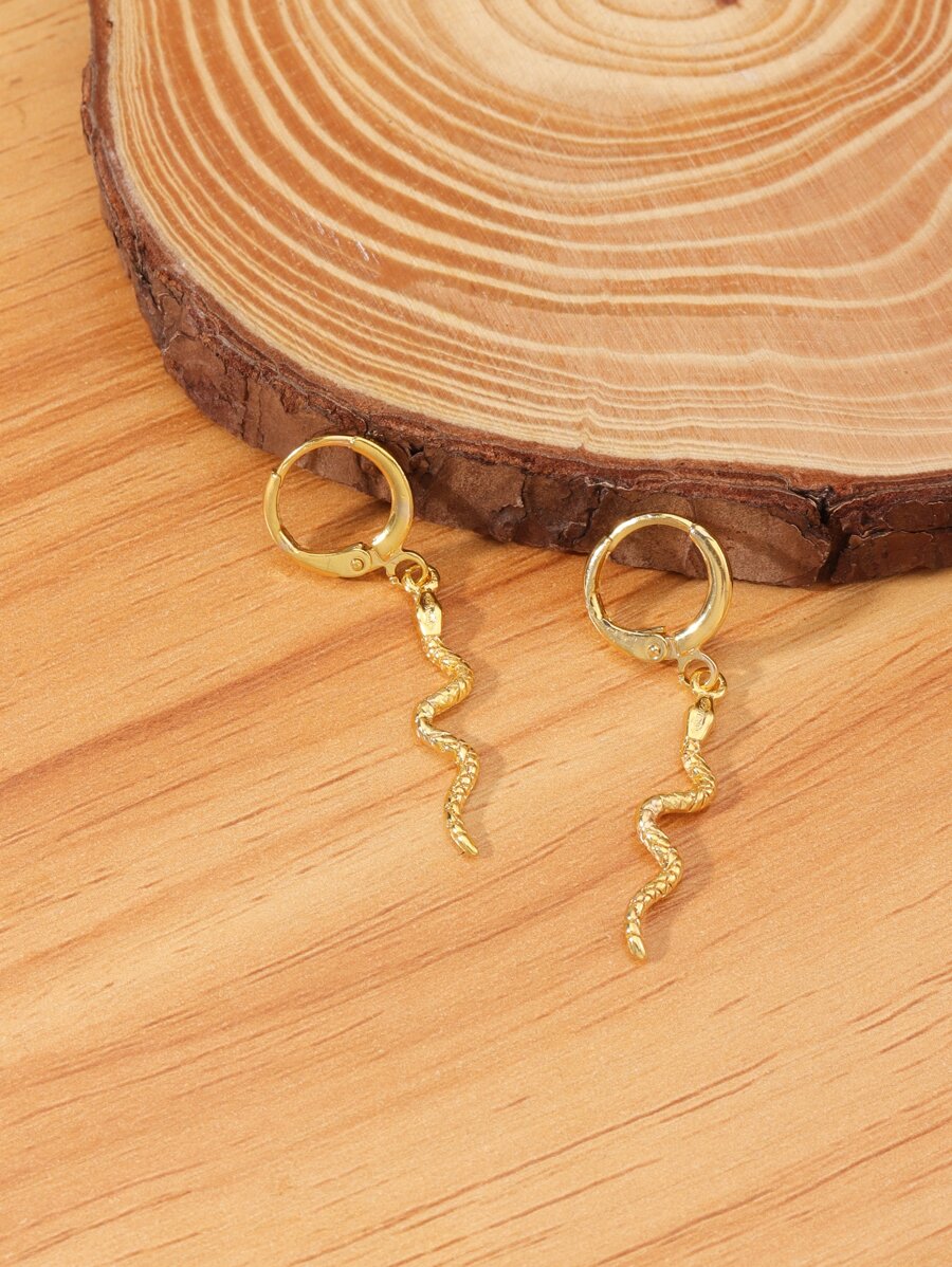Snake Drop Earrings | SHEIN UK