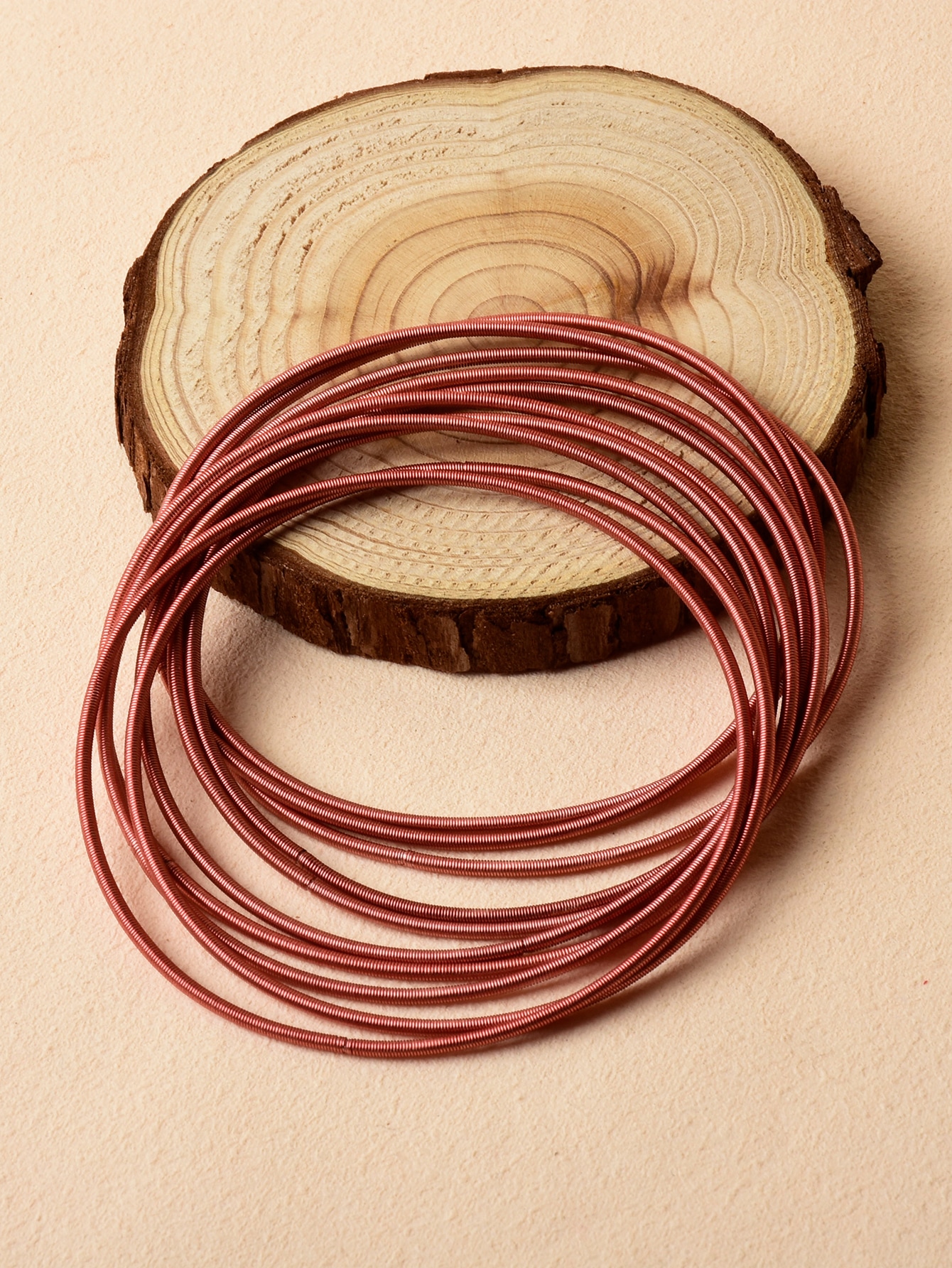 10pcs Solid Minimalist Bangle