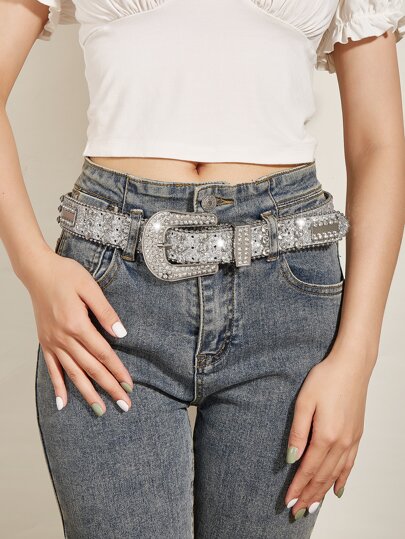 Search rhinestone belts | SHEIN USA