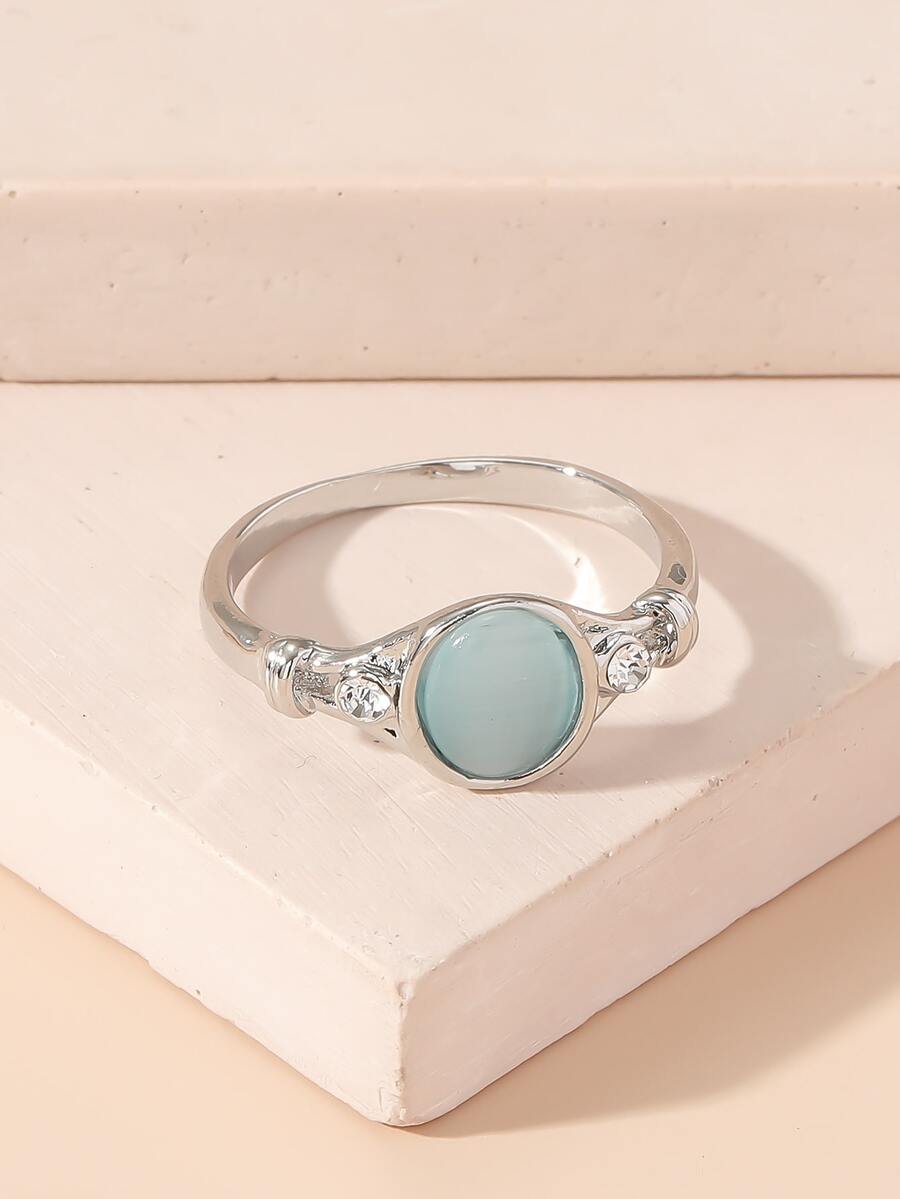 Oval Decor Ring | SHEIN UK