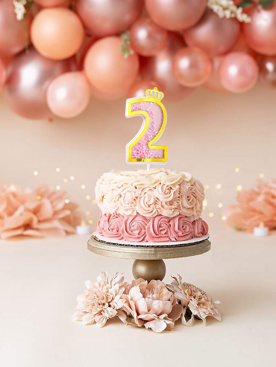 1pc Number 2 Cake Topper | SHEIN USA