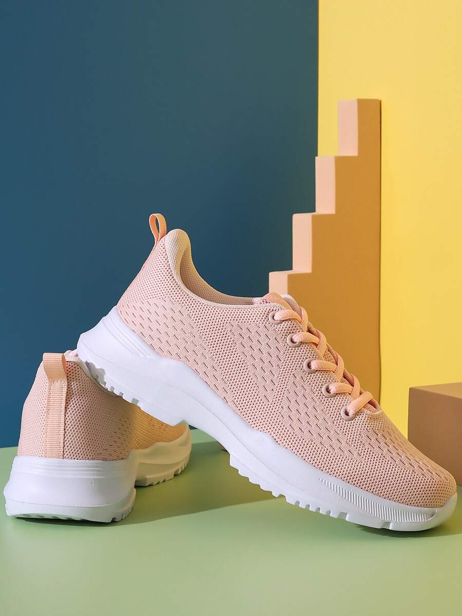 Minimalist Lace-up Front Running Shoes | SHEIN USA