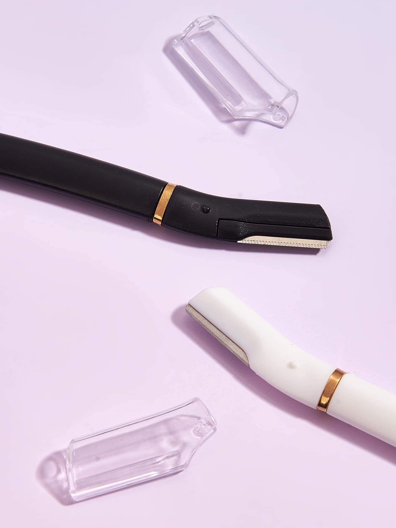 2pcs Stainless Steel Eyebrow Razor | SHEIN USA