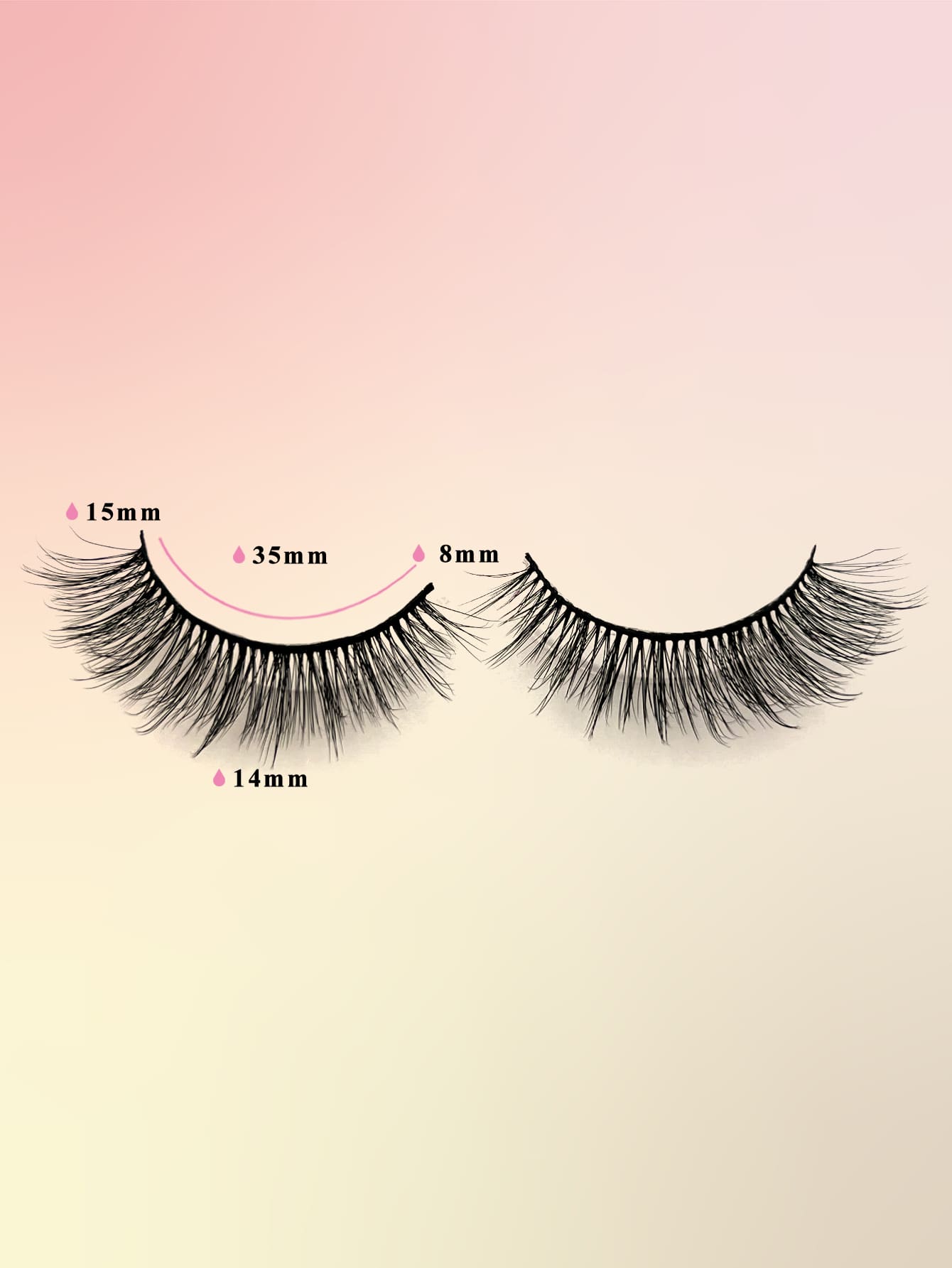 7 Pairs Eyelashes 3D Natural Long False Lashes Fluffy Soft Cross Manga ...