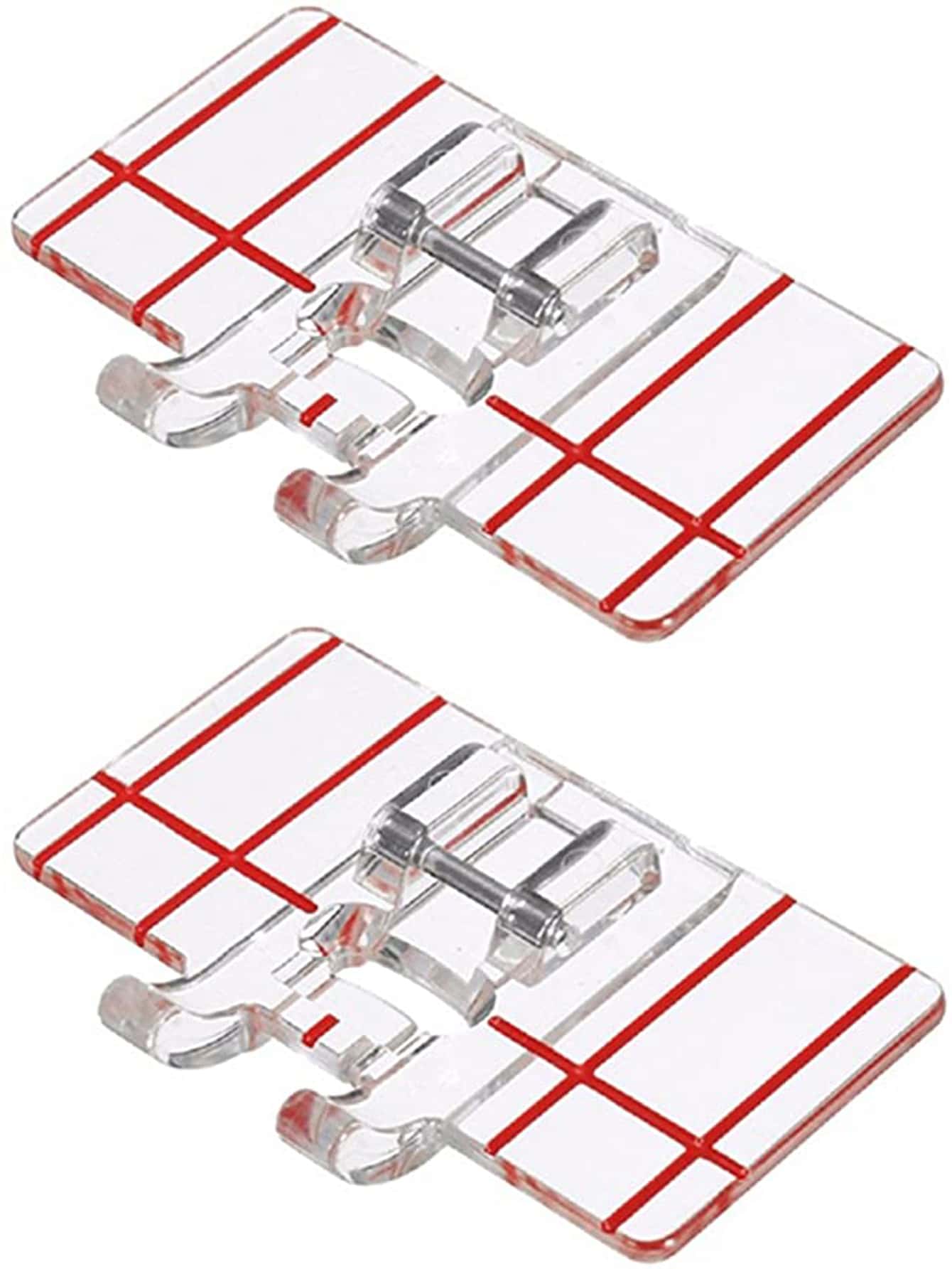 2pcs Clear Sewing Machine Presser Foot