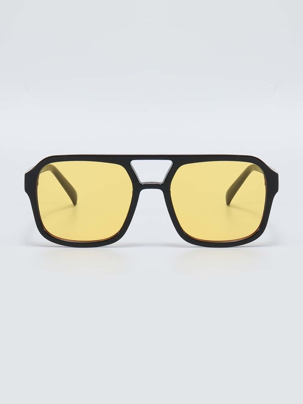 Geometric Frame Fashion Glasses Shein Usa