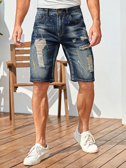 Men Denim Shorts | Fashion Men Denim Shorts | SHEIN USA