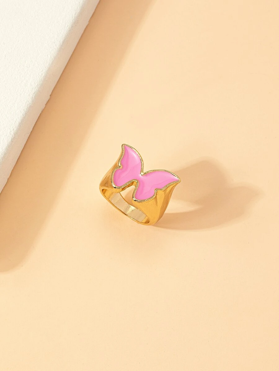 Butterfly Decor Ring | SHEIN USA