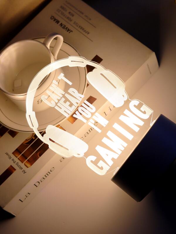 1 peça 6 Led Slogan Lâmpada para Decoração Gráfica | SHEIN PT