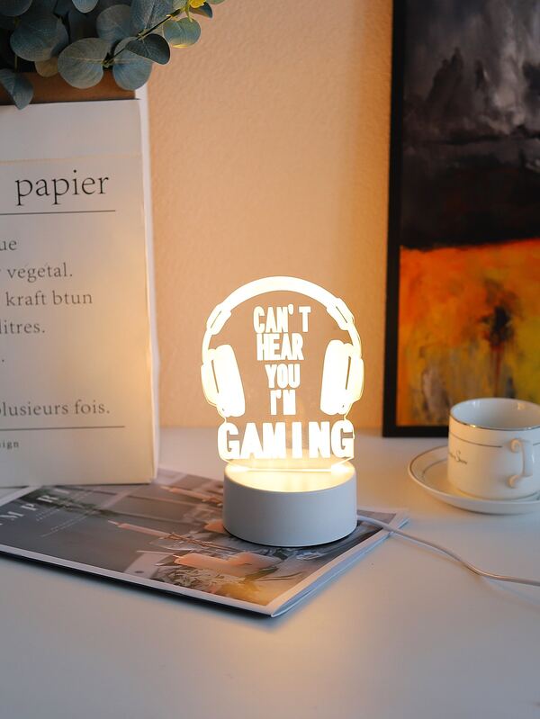 1pc 6 Led Slogan Graphic Decoration Light | SHEIN UK