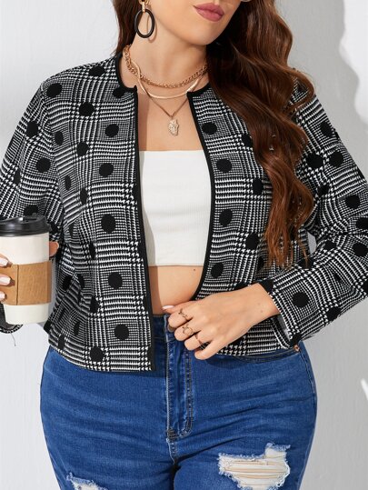 Shop Plus Size & Curve Coats, Jackets | Outerwear | SHEIN