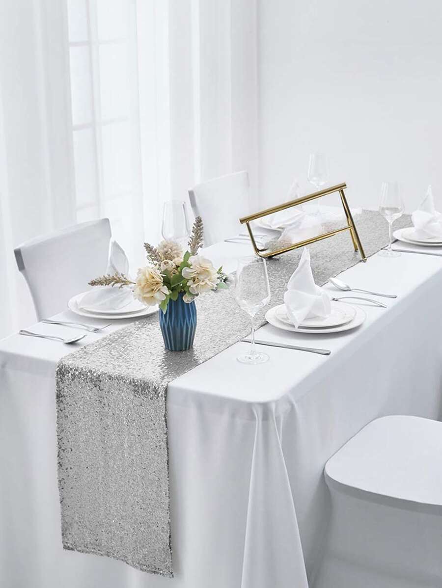 Sequin Decor Table Runner | SHEIN USA