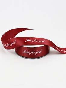 1roll Letter Graphic Gift Wrapping Ribbon | SHEIN USA