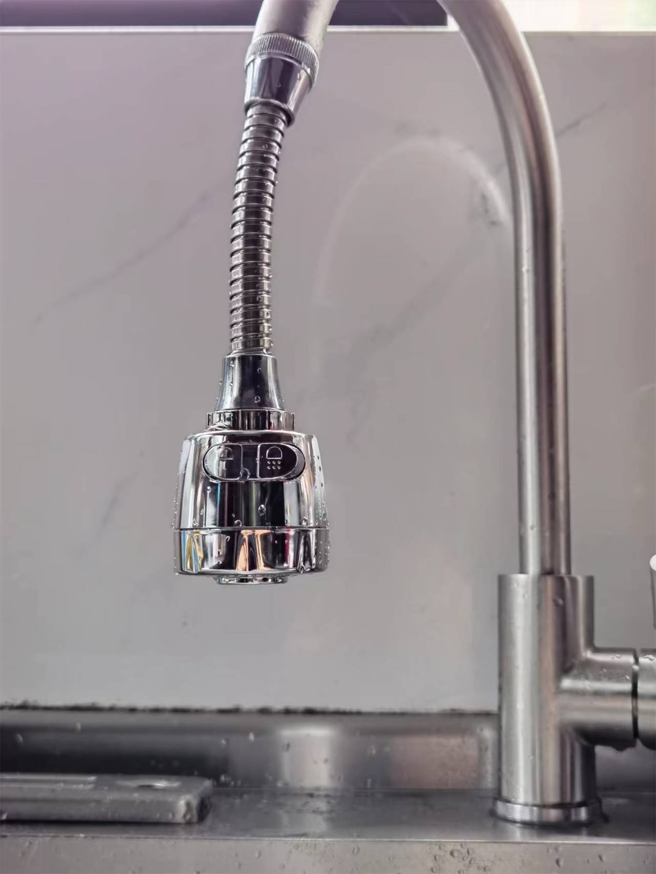 1pc Stainless Steel Faucet Head