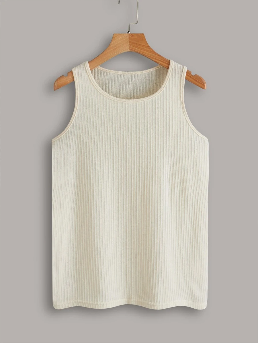 Ribbed Knit Cover Up Top | SHEIN USA